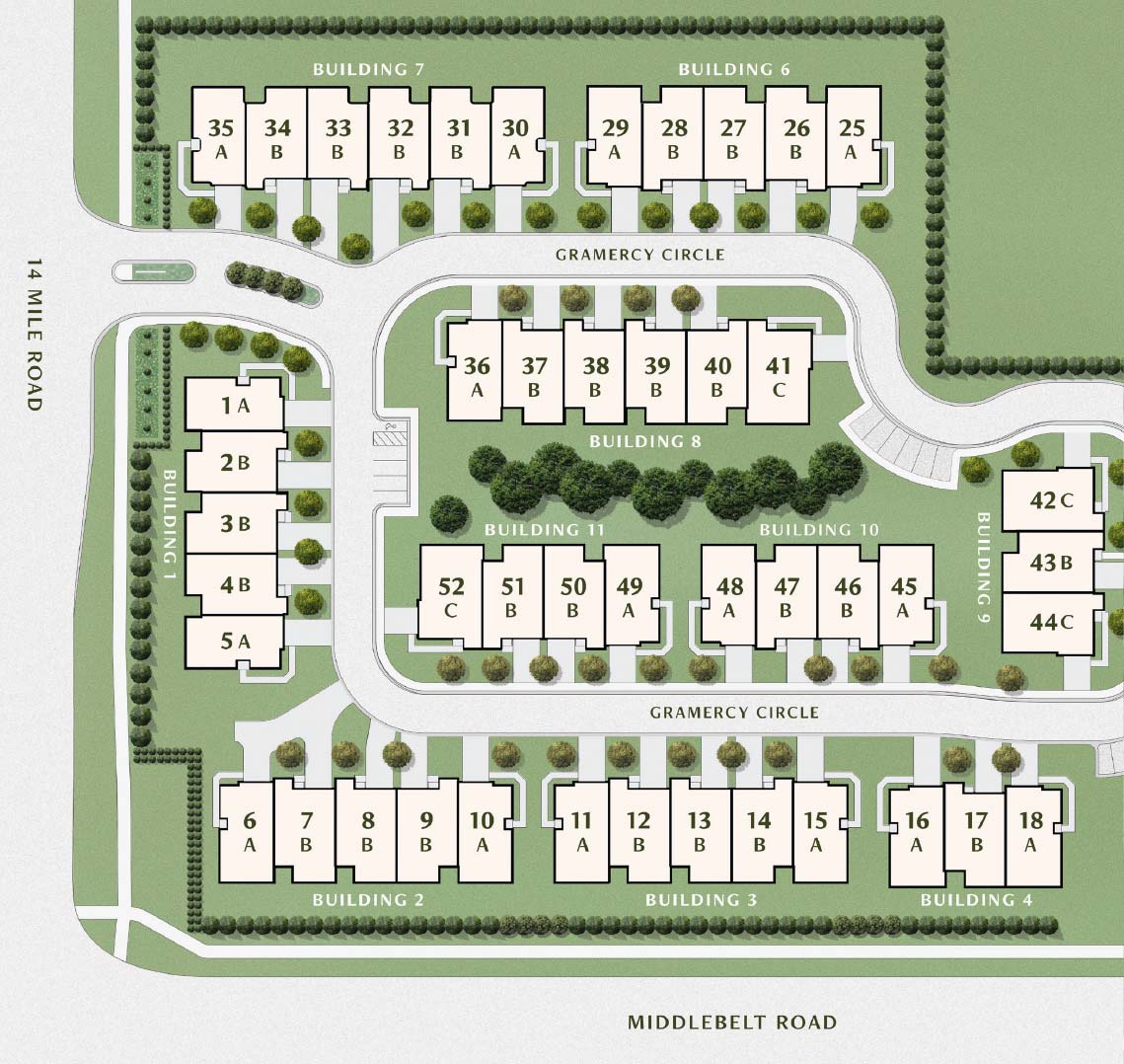 Gramercy Ridge | West Bloomfield New Construction